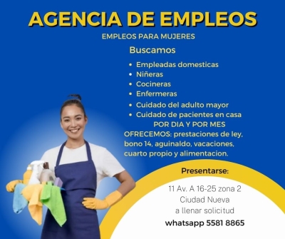 Agencia de Empleos en AGENCIA DE EMPLEOS - Guatemala - Mi Futuro Empleo